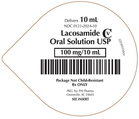 Dailymed Lacosamide Solution