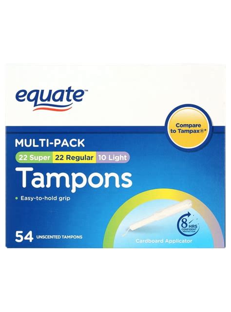 Equate Tampons In Equate Feminine Care