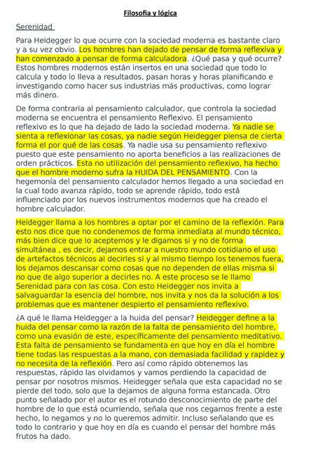 Filosofia Resumen 3 1er Parcial De Filosofía Y Logica 1er Año