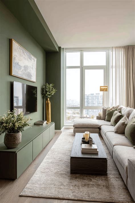 27 Olive Green Living Room Ideas That Create Sophisticated Natural