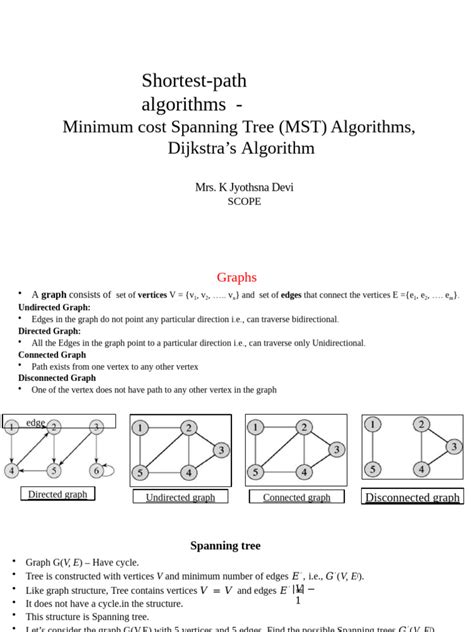 18 minimum cost spanning tree kruskal s algorithm pdf graph
