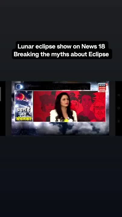 dr pooja b on linkedin news18 lunareclipse