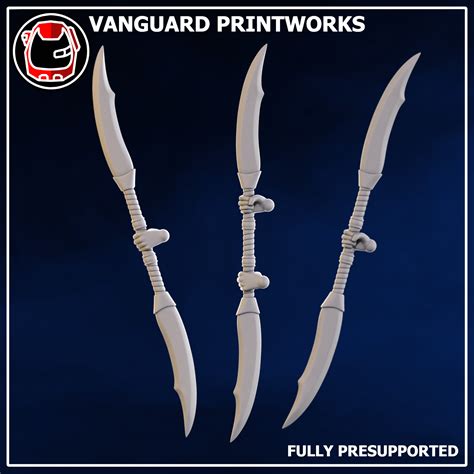🔫 Glaive Charamancer Weapon・ Stl File For 3d Printing・cults