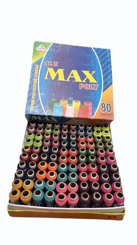 Spun Max Poly Thread At Rs 250box In Delhi Id 2851754305788