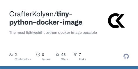 Github Crafterkolyantiny Python Docker Image The Most Lightweight
