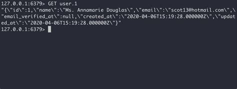 Laravel Redis Predis And Method Get Stack Overflow
