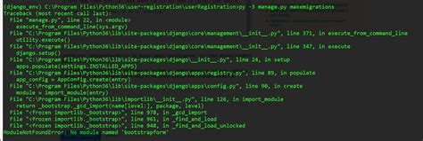 Python Django Framework ModuleNotFoundError Bootstrapform