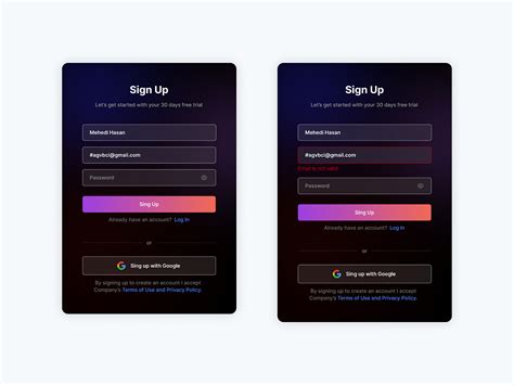 Sign Up Ui Designs Themes Templates And Downloadable Graphic Elements On Dribbble