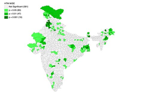 A Univariate Local Indicators Of Spatial Association Lisa Cluster