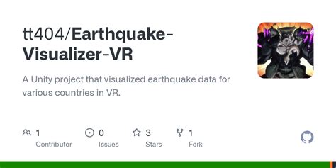 GitHub Tt Earthquake Visualizer VR A Unity Project That Visualized Earthquake Data For