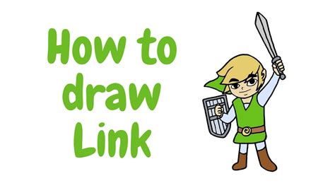 How To Draw Link Step By Step