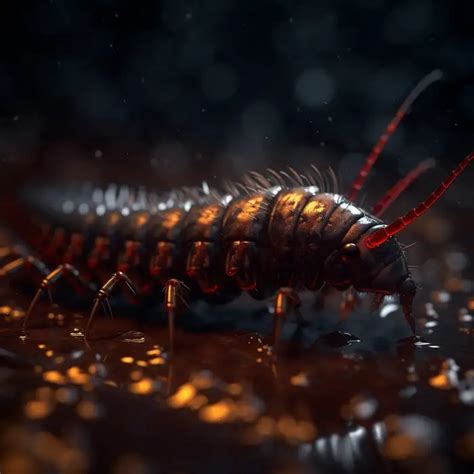 Hyper Realistic Cinematic Centipede Midjourney Prompt