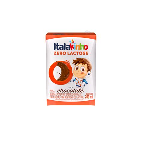 Bebida Láctea Italac Zero Lactose Chocolate 200ml Big Box 402 403 Norte