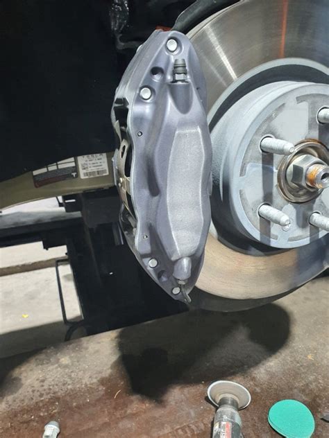 테슬라 모델x 캘리퍼 도색 안성 공도에서 라임색상으로 네이버 블로그