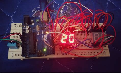 arduino temperature and humidity display with 7 segment display 3