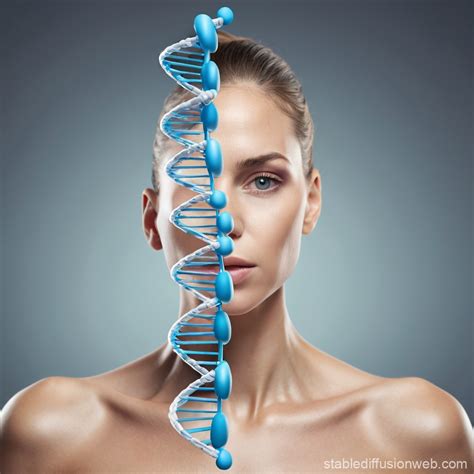 Realistic Dna Double Helix Visualization Stable Diffusion Online