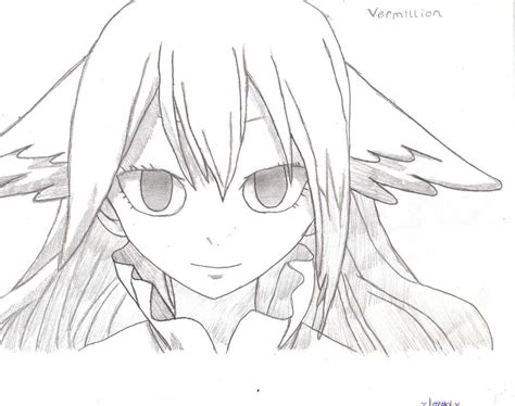[sketch] Mavis Vermillion From Fairy Tail By Lessholy On Deviantart