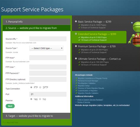 extended data migration package from a to z aisite ai