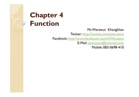 Function C Ppt