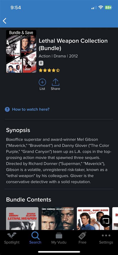 lethal weapon collection bundle purchased disappeared from collection