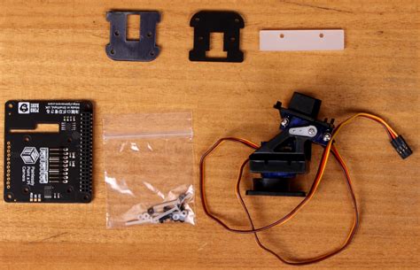 pan tilt hat with raspberry pi quick start guide tutorial australia