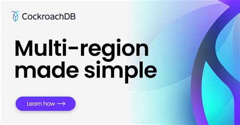 cockroach labs on linkedin run your app across multiple regions or