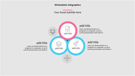 White And Blue Circle With Three Different Icons Google Slide Theme And Powerpoint Template