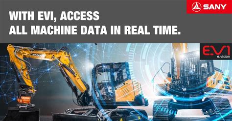 evi telematics sany real time data tracker cando