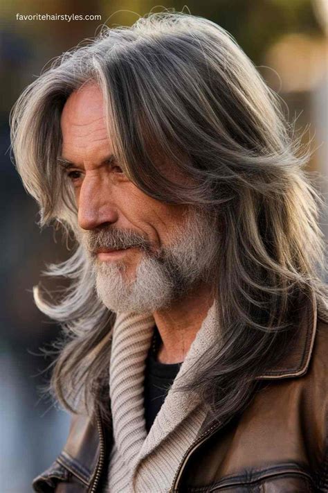 50 Timeless Elegance Long Hair Styles For Older Men Favorite Hair