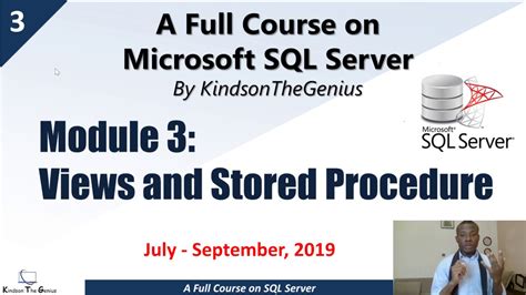 Sql Server Tutorial 3 Working With Views Youtube