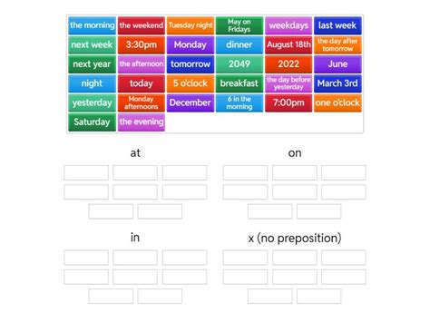 Preposition Match Group Sort