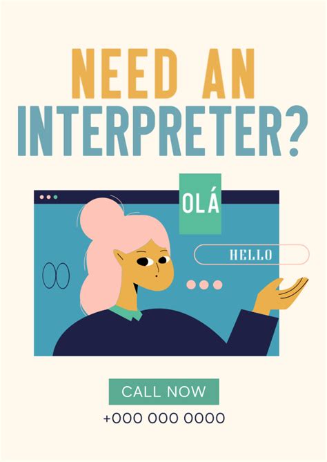 Modern Interpreter Letterhead Brandcrowd Letterhead Maker