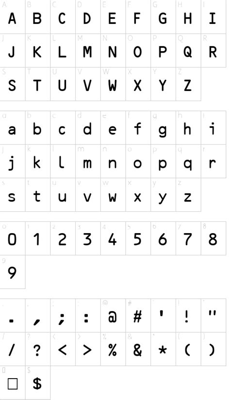 Ocrb Regular Font Download 90878 Free Fonts Download Fonts