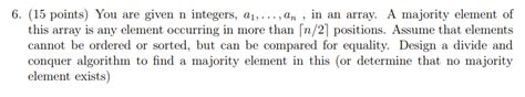 Solved Points You Are Given N Integers A An In Chegg