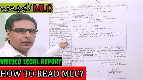 How To Readunderstand Mlc Medico Legal Report Mlr Medico Legal
