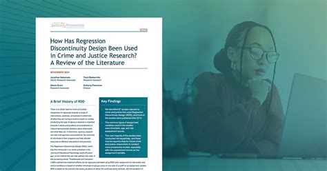How Has Regression Discontinuity Design Been Used In Crime And Justice