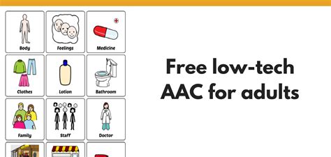 Free Low Tech Aac For Adults