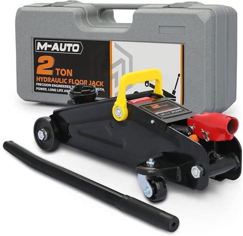 M Auto Hydraulic Trolley Jack Car Lift With Carrying Storage Case Fast