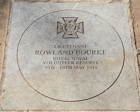 Lieutenant Rowland Bourke Victoria Cross Plaque In London Uk Editorial