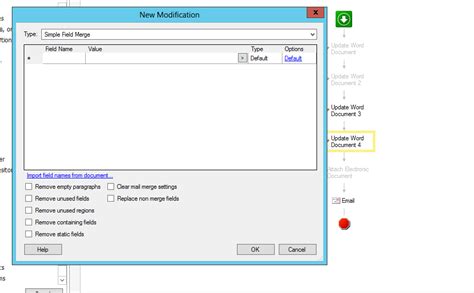 update word document activity checkbox check problem laserfiche answers