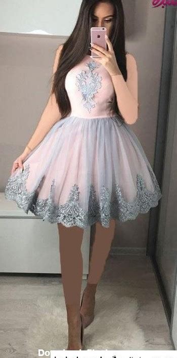 عکس مدل لباس مجلسی کوتاه عروسکی