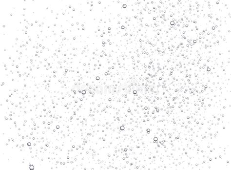 Underwater Fizzing Bubbles Soda Or Champagne Carbonated Drink Sparkling Water Isolated On