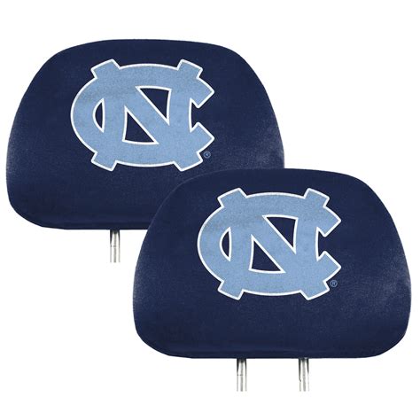 North Carolina Tar Heels Printed Headrest Cover With Nc Primary Logo B