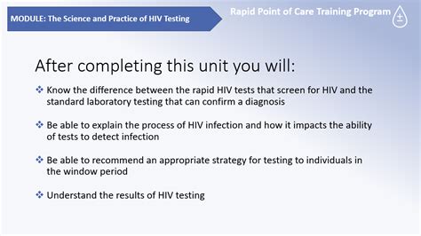 counsellor training hiv testing ontario