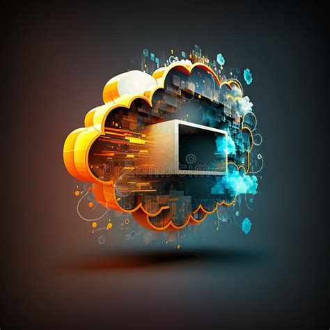 Cloud Computing Technology Concept Stock Illustration Illustration Of