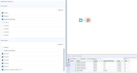 solved transpose dynamic columns alteryx community