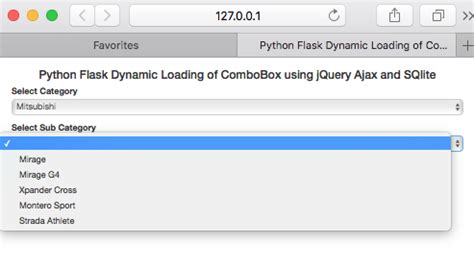 Javascript How To Create Two Dependent Dynamic Dropdown Lists Using Flask Stack Overflow