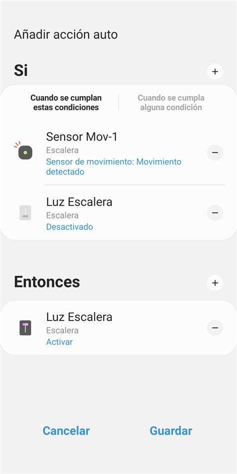 automations turn on on motion turn of manually smartapps