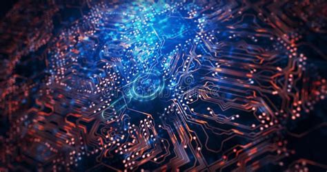 Image Of Magnifying Glass With Risk Management Text Over Computer Circuit Board Stock