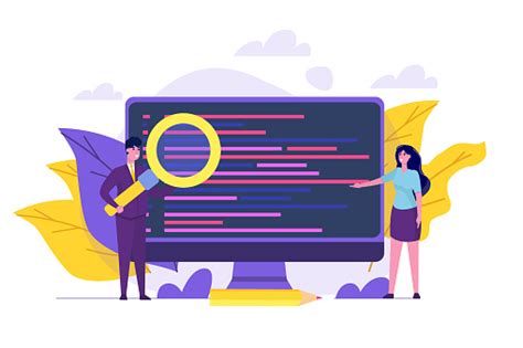 Reviewing Code Software Review Testing Team Solving Errors And Bugs